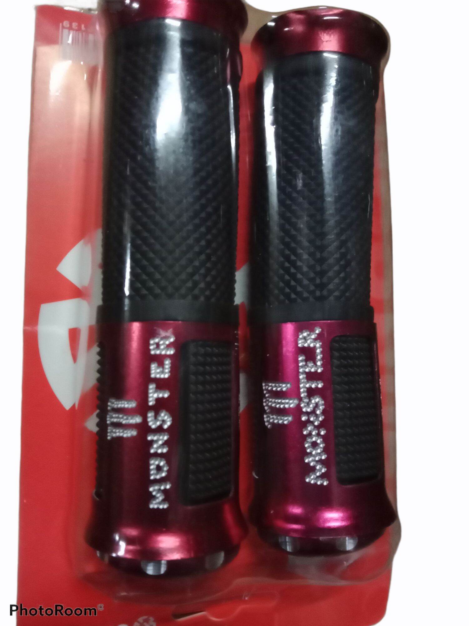 Handle Grip Monster Red color Alloyrubber | Lazada
