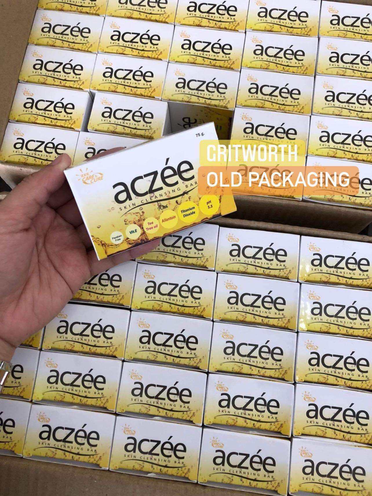 ACZEE Skin Cleansing Bar (New Packaging) for Sensitive and Acne Prone ...