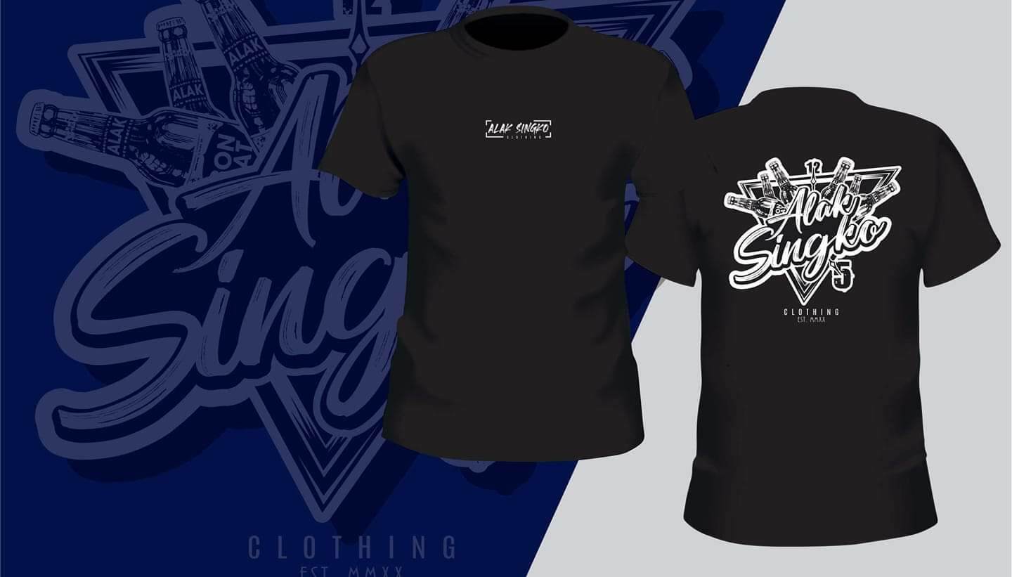 Alak Singko 100% cotton black/white original design | Lazada PH