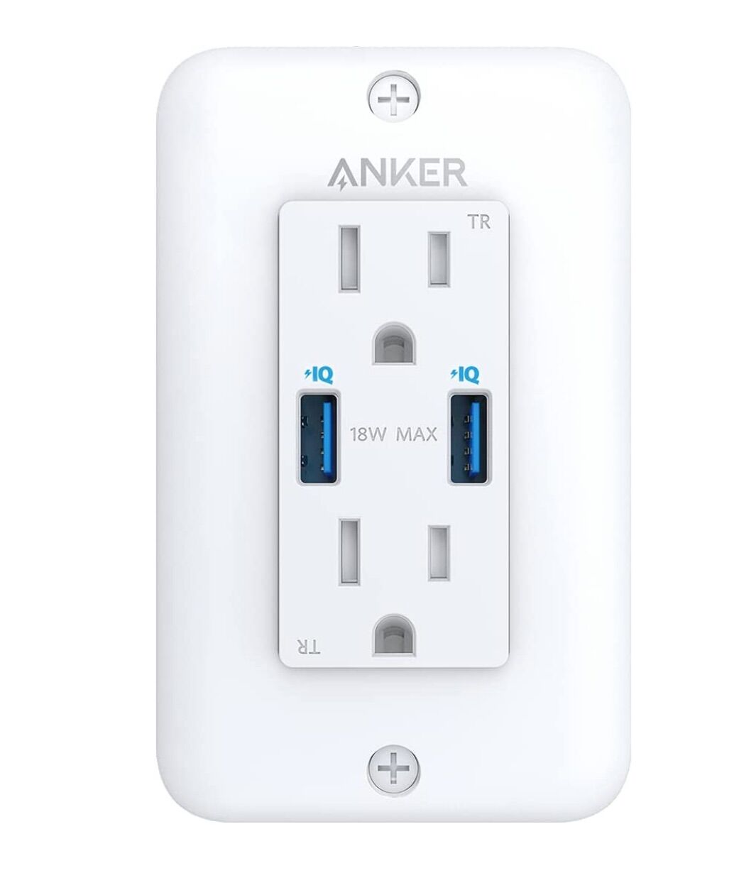 Anker USB Wall Outlets Charger, PowerExtend USB Wall Outlet, 2-Outlets ...