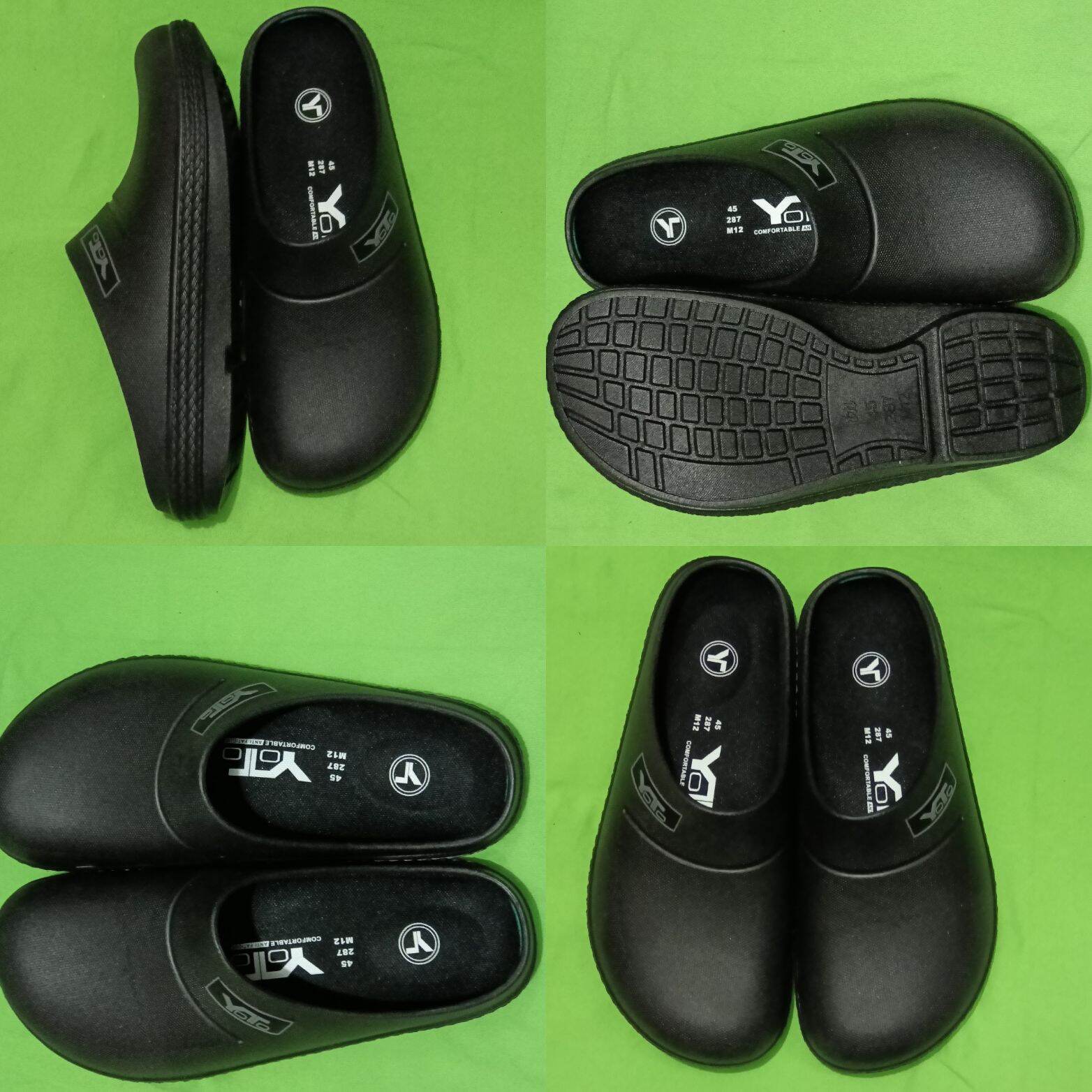 Black Clogs Chef, Working, Scrub, Garden, Seaman Shoes | Lazada PH