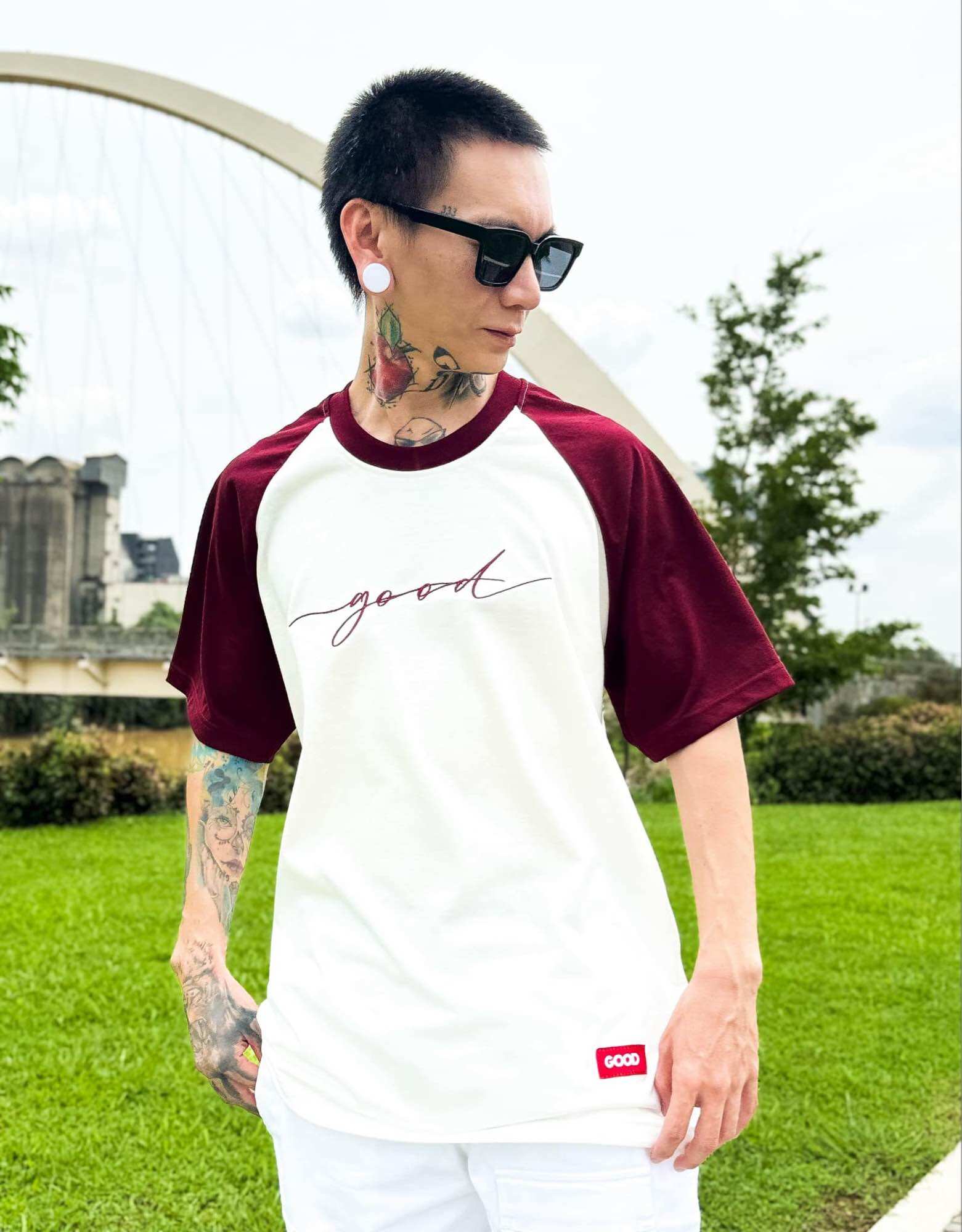 GOOD SCRIPT RAGLAN MAROON | Lazada PH