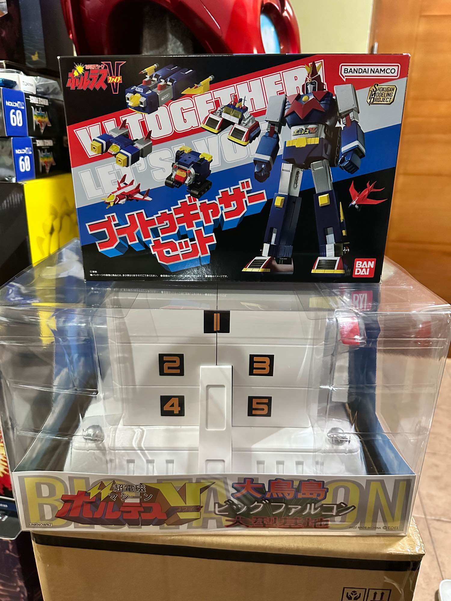 Voltes V SMP Premium Version & Camp Big Falcon Set of 2 New in Box ...