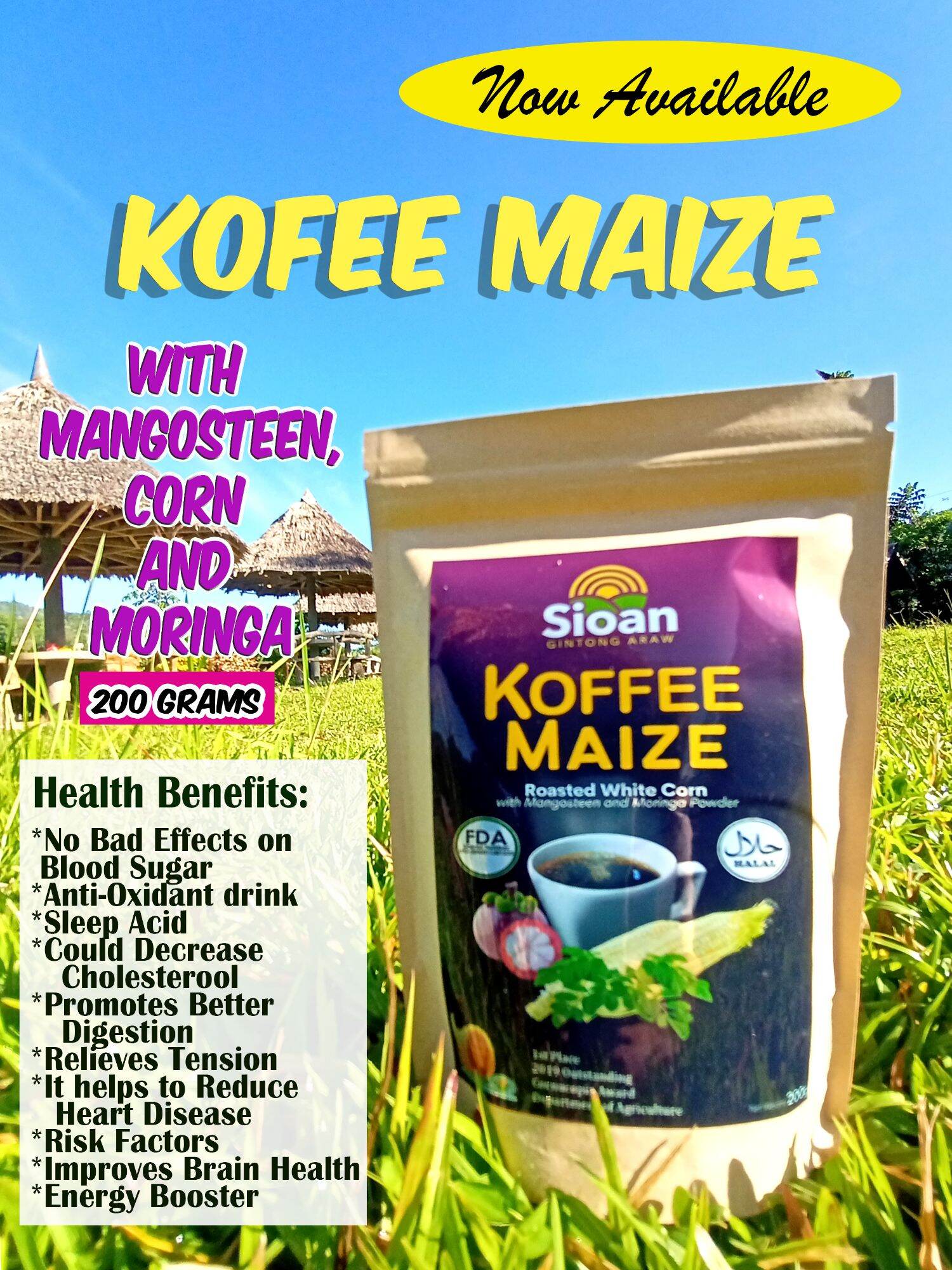 SIOAN KOFFEE MAIZE 200grams | Lazada PH