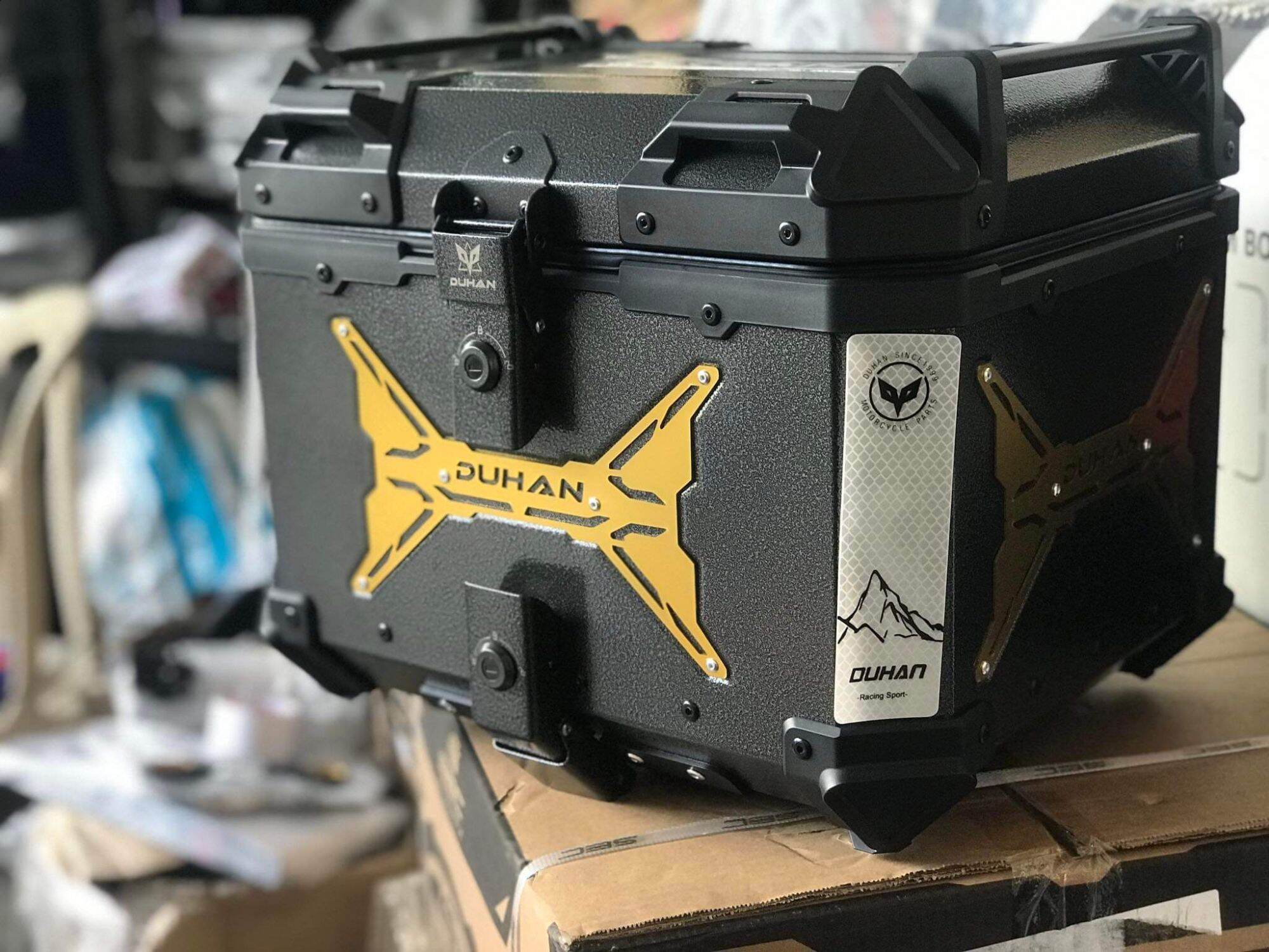 Duhan 45L Alloy Top Box ( WITH BACKREST ) | Lazada PH