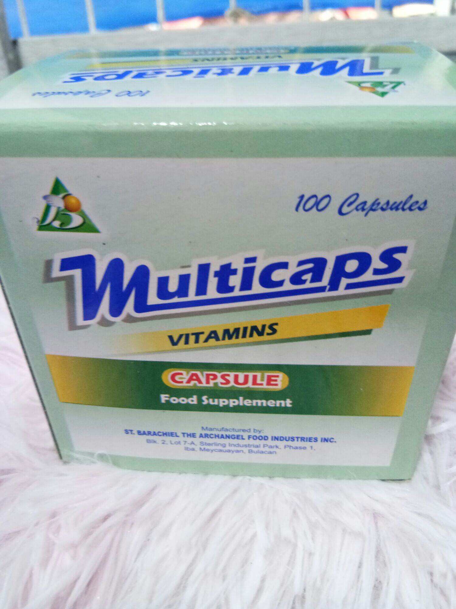 Multivit plus /Multivitamins for adult capsules 10 capsules plus 1 Peso (5 tablets) product ...