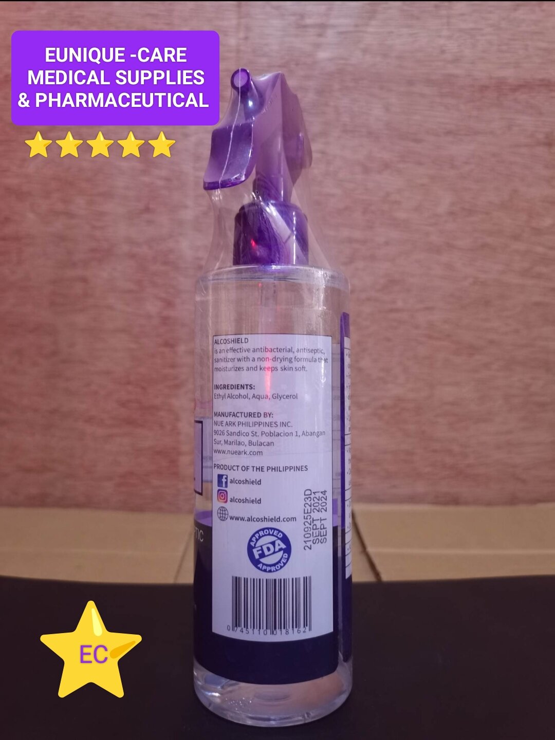 Alcoshield 70% Ethyl Alcohol (Spray) 500mL | Lazada PH