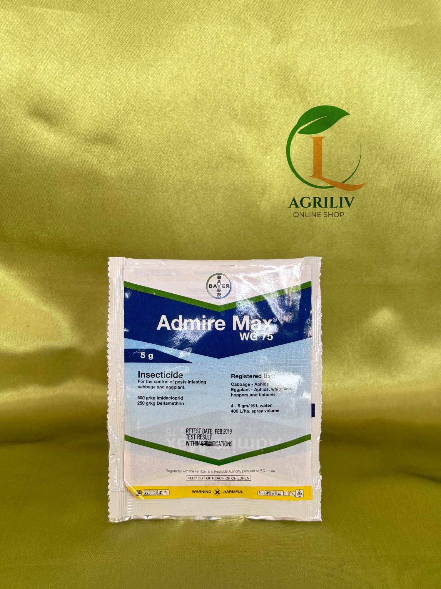 Admire Max WG 75 Insecticide 5g (BAYER) | Lazada PH