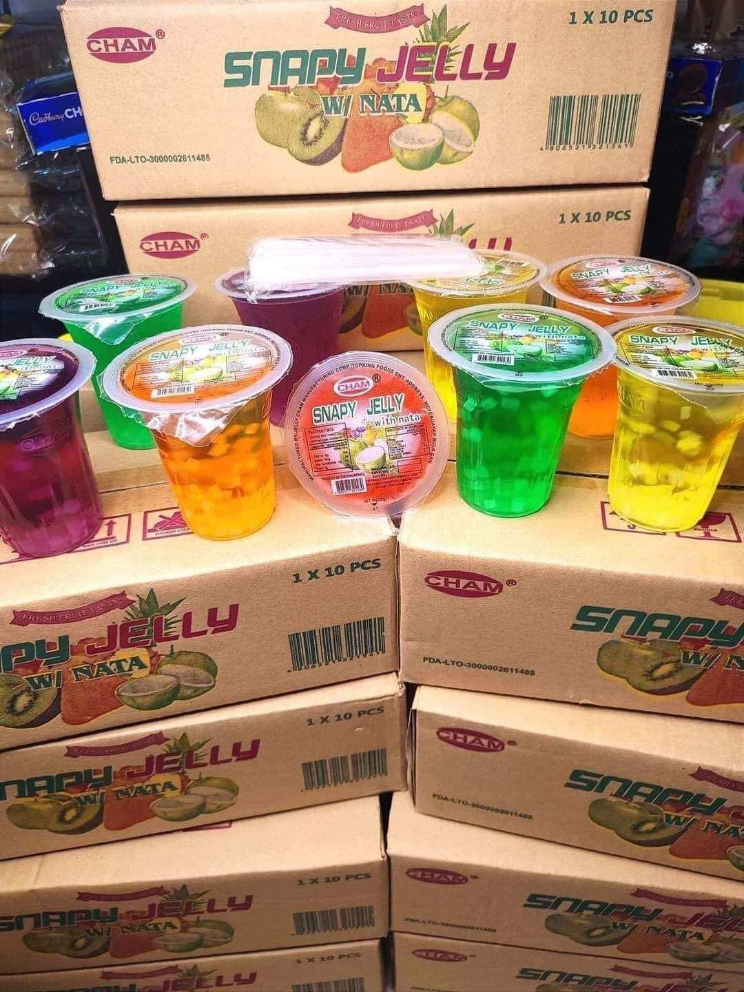 CHAM SNAPY JELLY w/ NATA 10pcs/Box ASSTD FLAVOR | Lazada PH