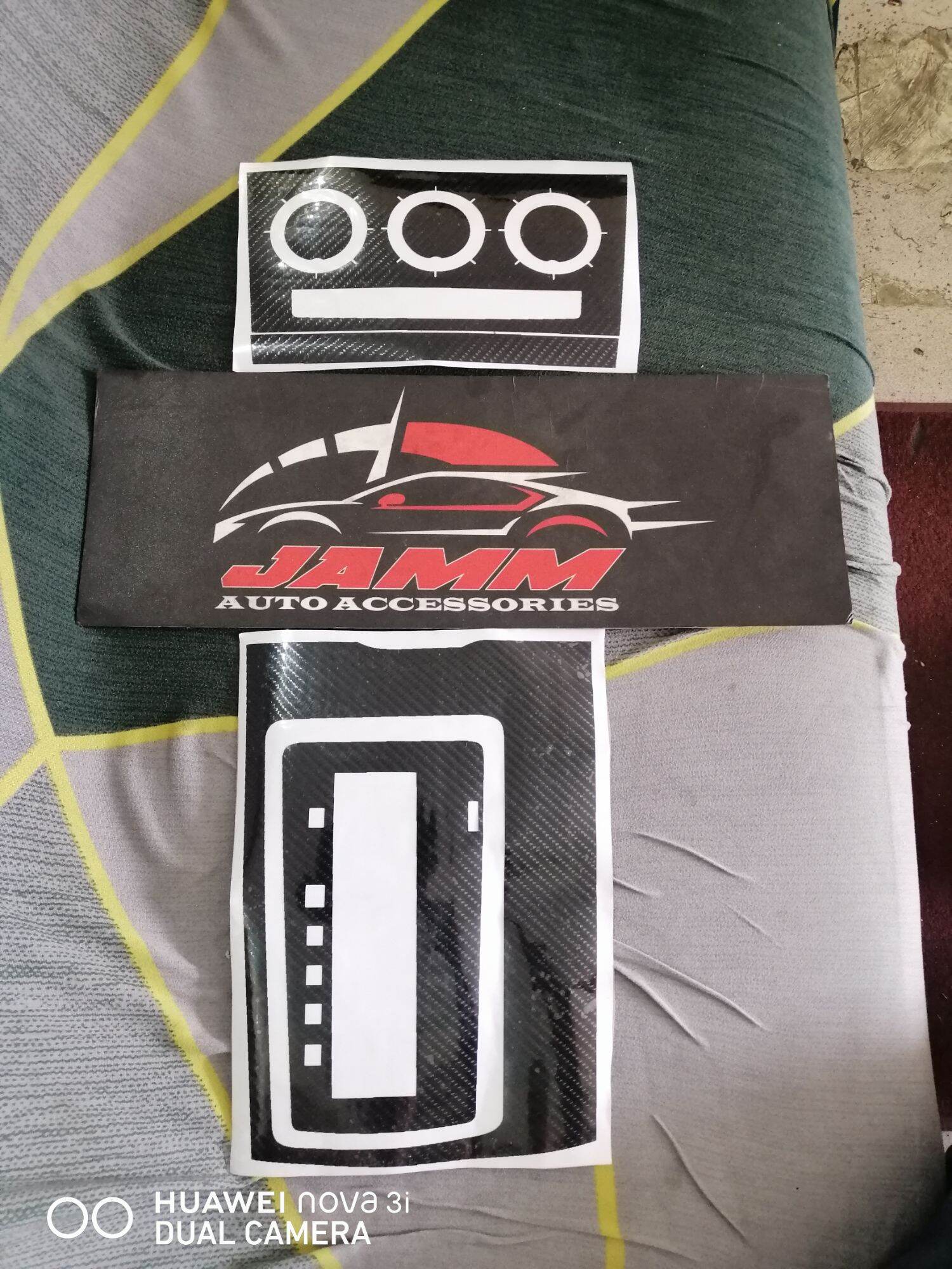 Mitsubishi Xpander Shift knob and Aircon Panel Carbon Fiber Sticker ...