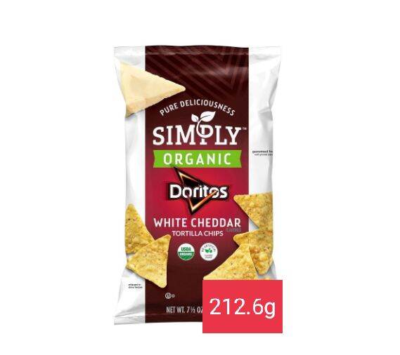 Doritos Simply Organic White Cheddar Tortilla Chips -212.6g | Lazada PH