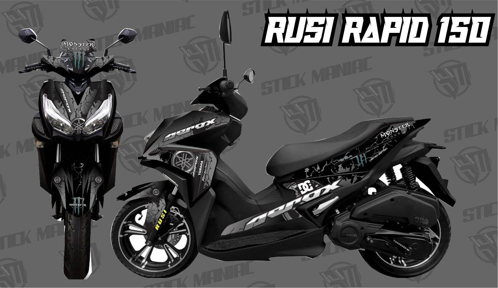 rusi rapid 150 decals sticker | Lazada PH