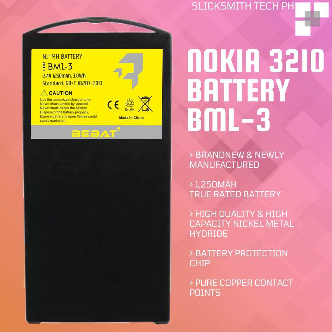 Nokia 3210 Battery BML-3 | SlickSmith Tech PH | Lazada PH