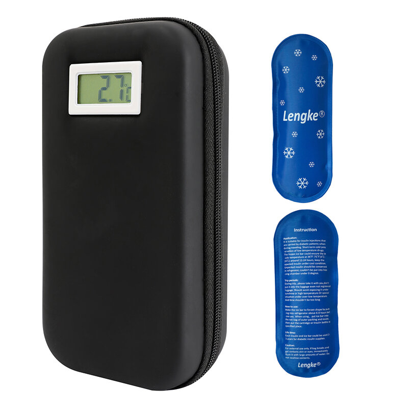 Insulin Frozen Box Portable Ice Pack Injection Pen Drug Insulated Bag ...