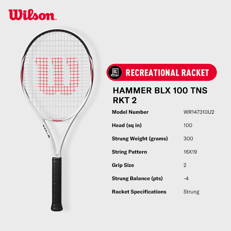 WILSON Hammer BLX 100 Recreational Tennis Racket | Lazada PH