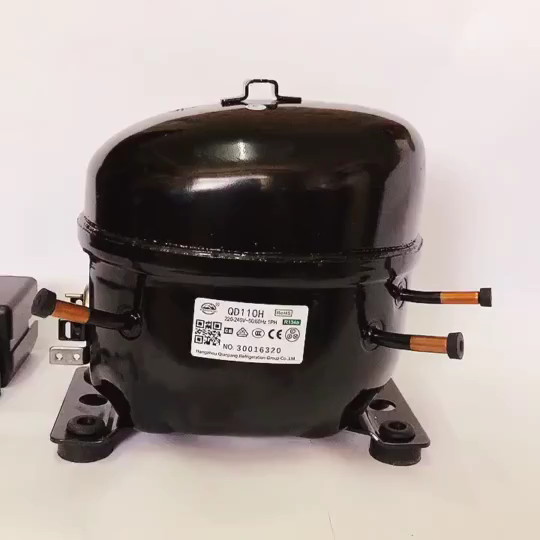 Refrigerator Compressor 1/3 Horsepower QD43-91H、QD52-65H R134a 220v ...