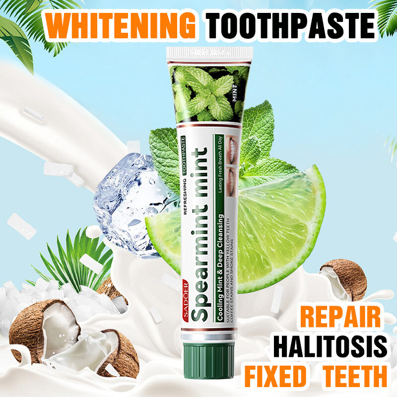 Whitening toothpaste 100g anti-cavity oral cleaning antibacterial ...