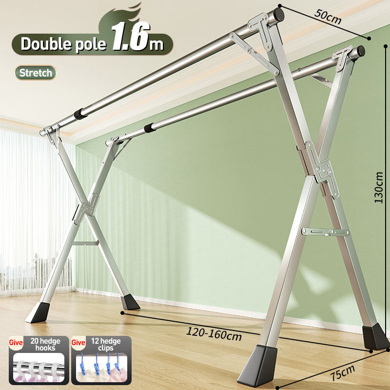 GEEK Sampayan Ng Damit Heavy Duty Foldable Stainless Steel Clothes ...