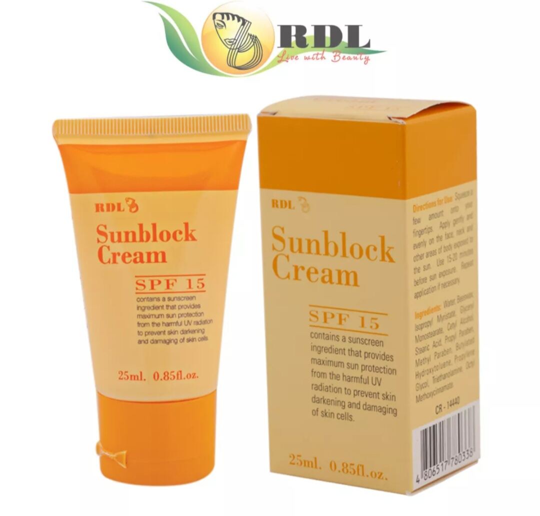 RDL Sunblock Cream SPF#15 25ml | Lazada PH