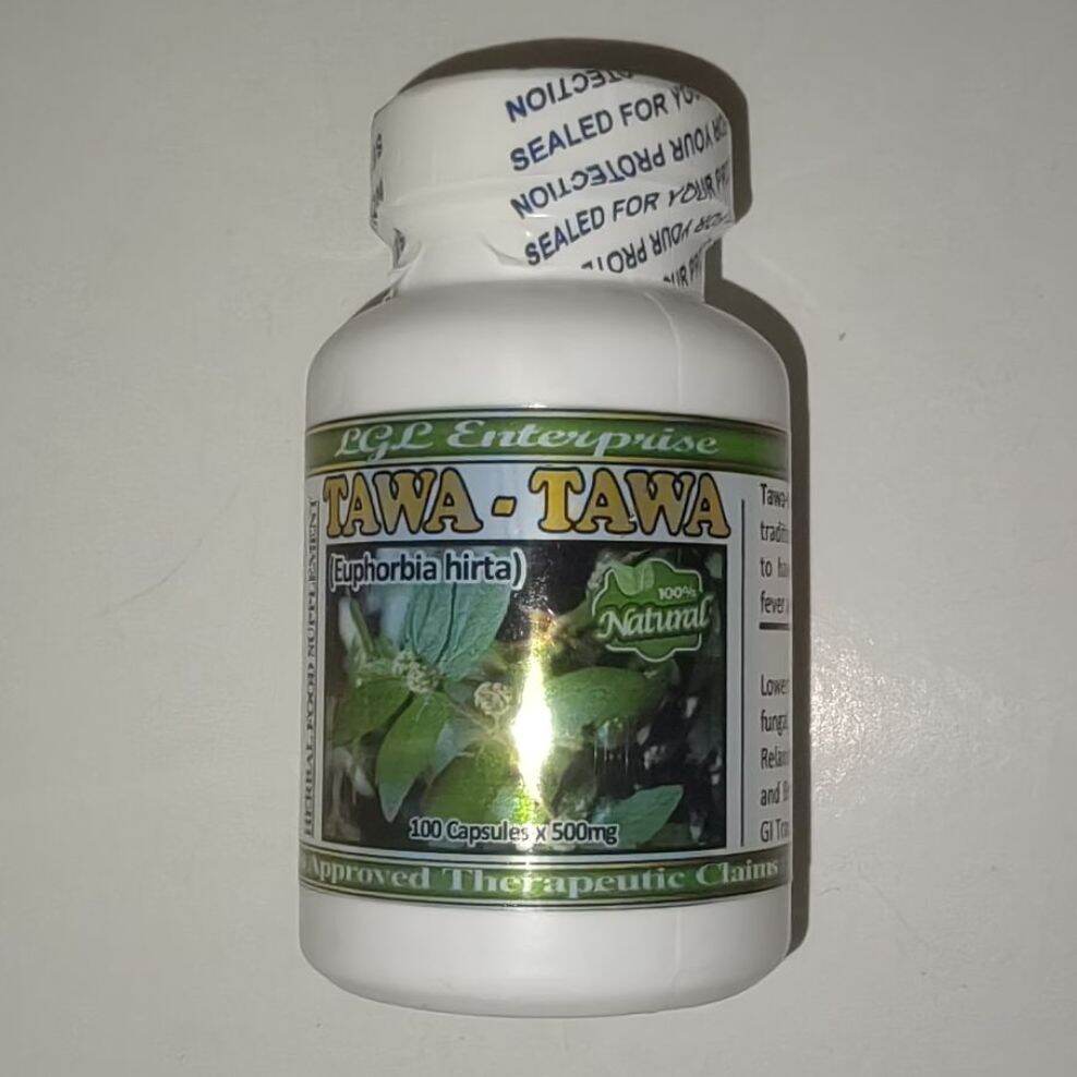Tawa tawa capsules 500mg/capsule 100 caps/bottle | Lazada PH