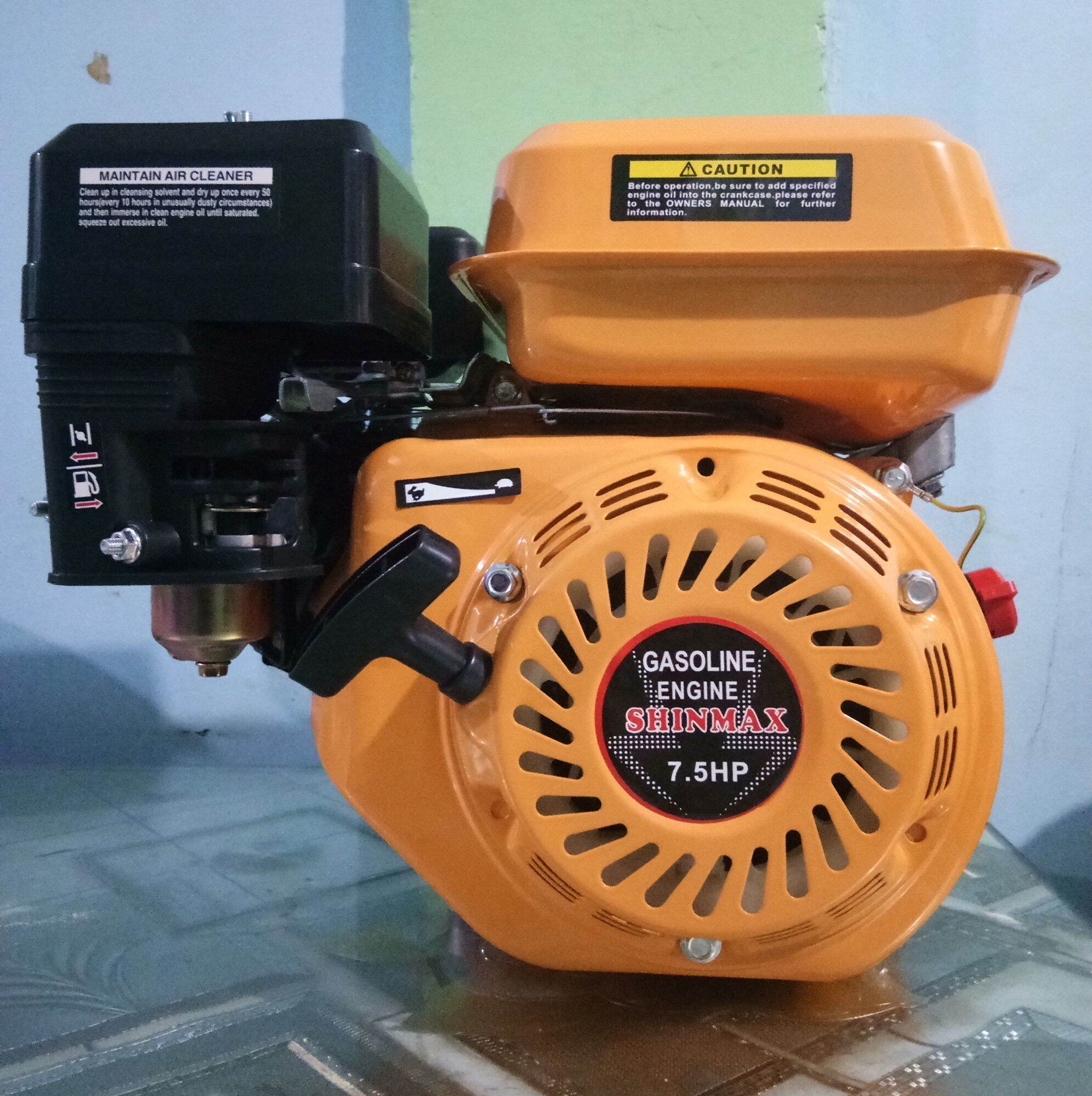 KFA Shop. Shinmax gasoline engine, 168f Highspeed 7.5hp. good for small ...