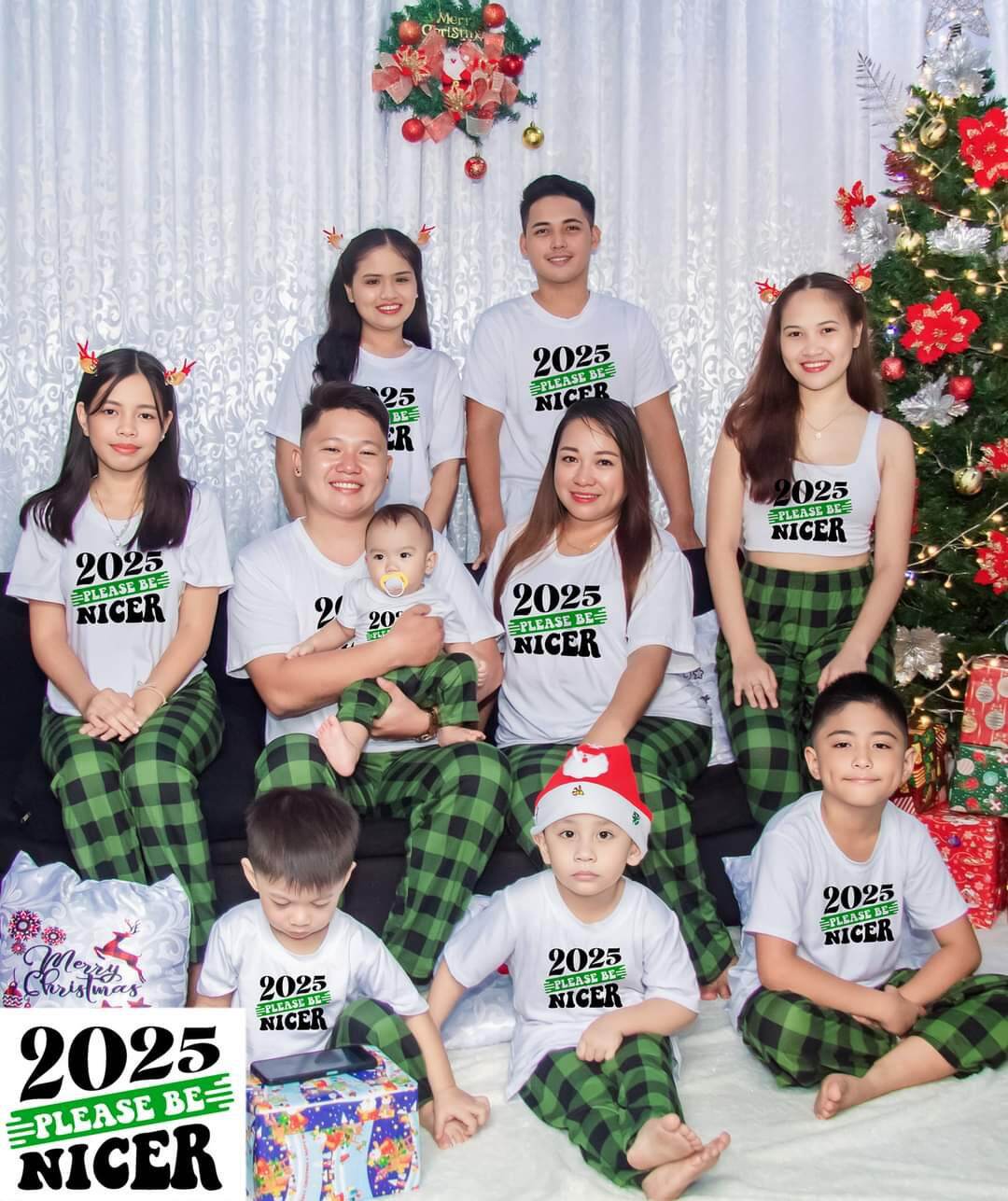 2025 Happy New Year Family Terno Pajama (sold by pair) | Lazada PH