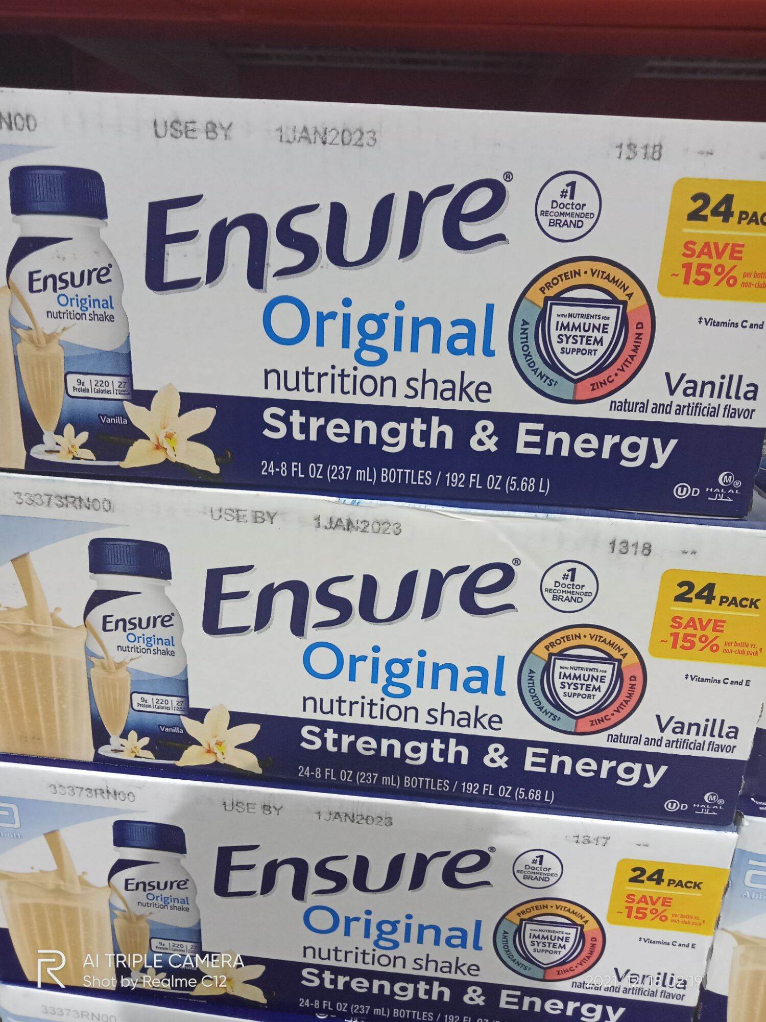 ENSURE ORIG VANILLA SHAKE 30packs/8OZ | Lazada PH