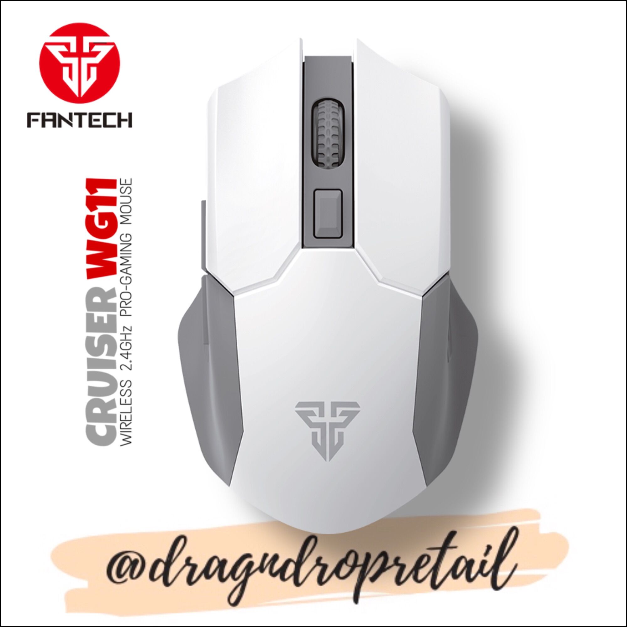 FANTECH CRUISER WG11 Wireless 2.4GHz Pro Gaming Mouse - Black & Space ...