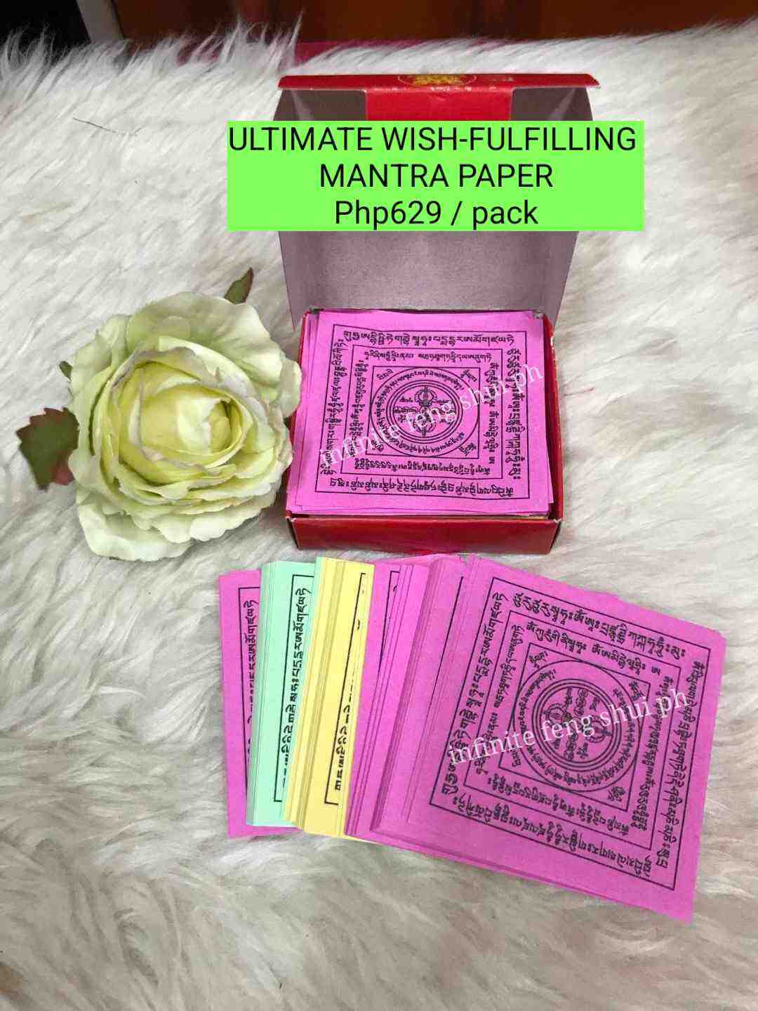 Ultimate wish-fulfilling mantra paper | Lazada PH