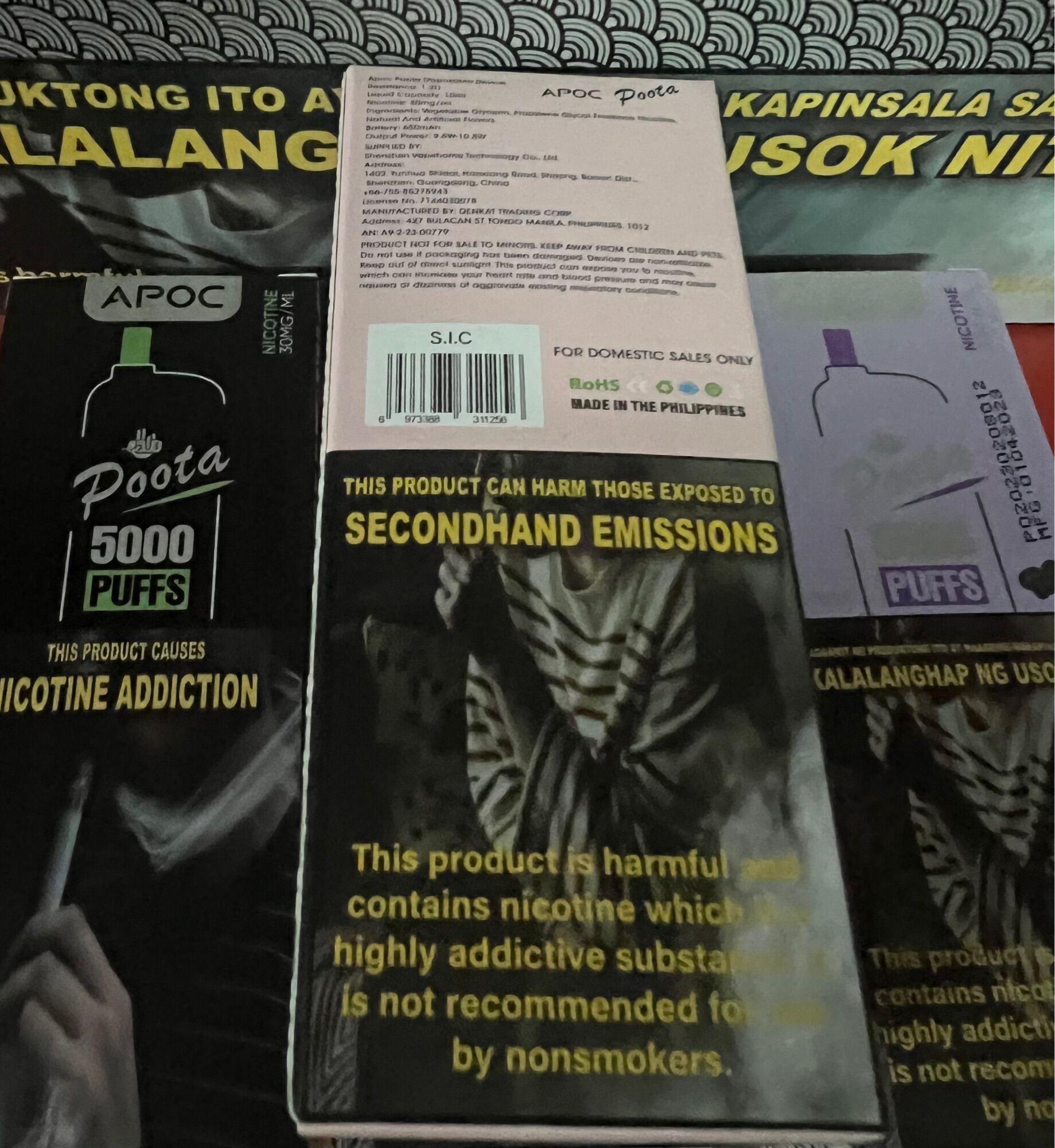 Poota Apoc 1 Device 4 Filters Dispo 5000 Puffs Legit Lazada Ph