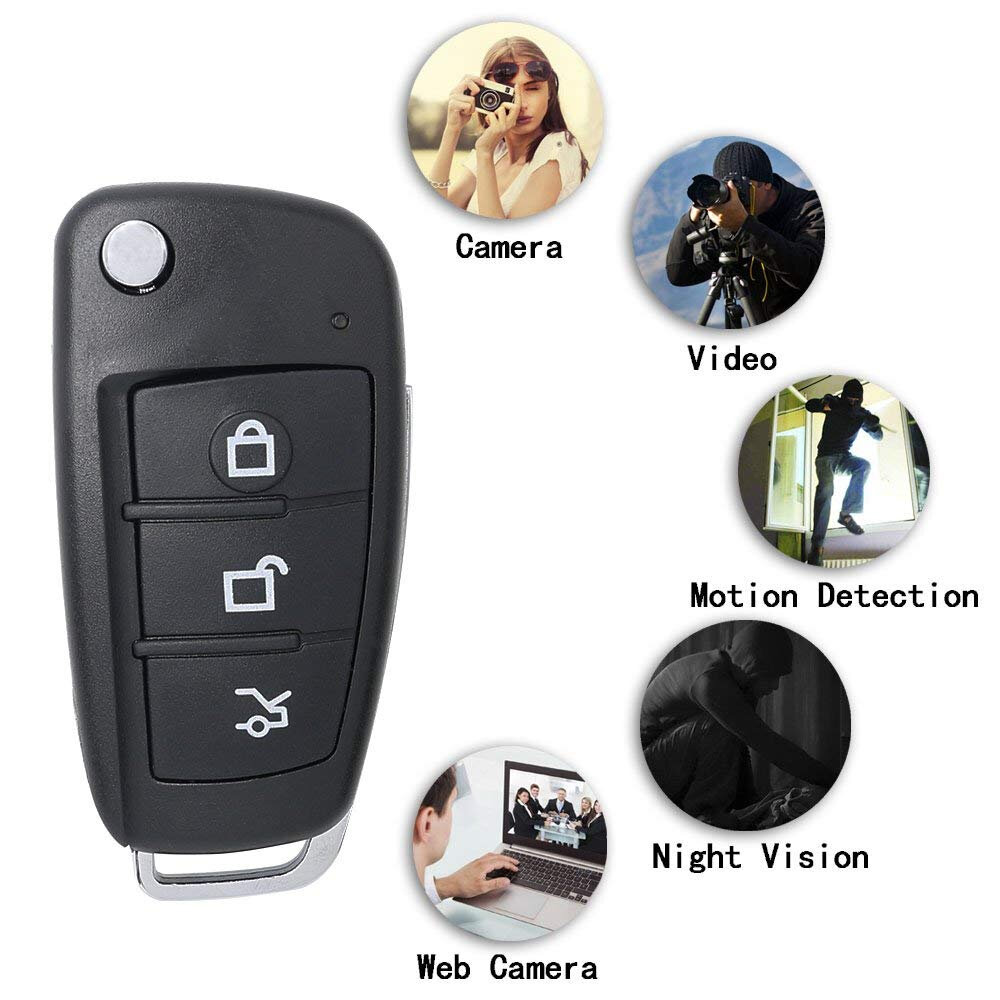 1080P Full HD Car Key Mini Camera Ultra-small Infrared Mini Camcorder ...