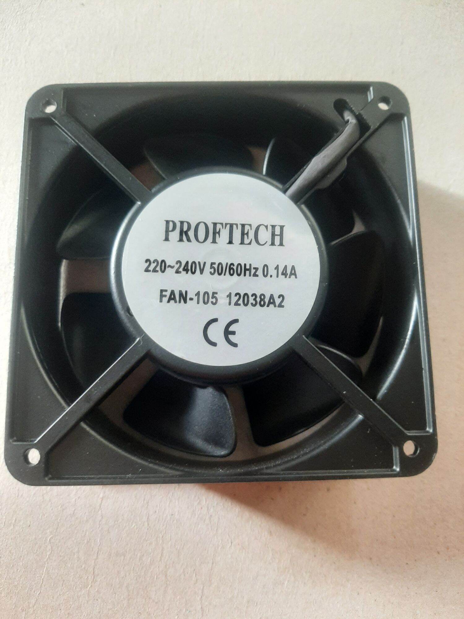 12cm PROFTECH 220 240V 50/60Hz 0.14A FAN 105 12038A2 metal echaus fan | Lazada PH