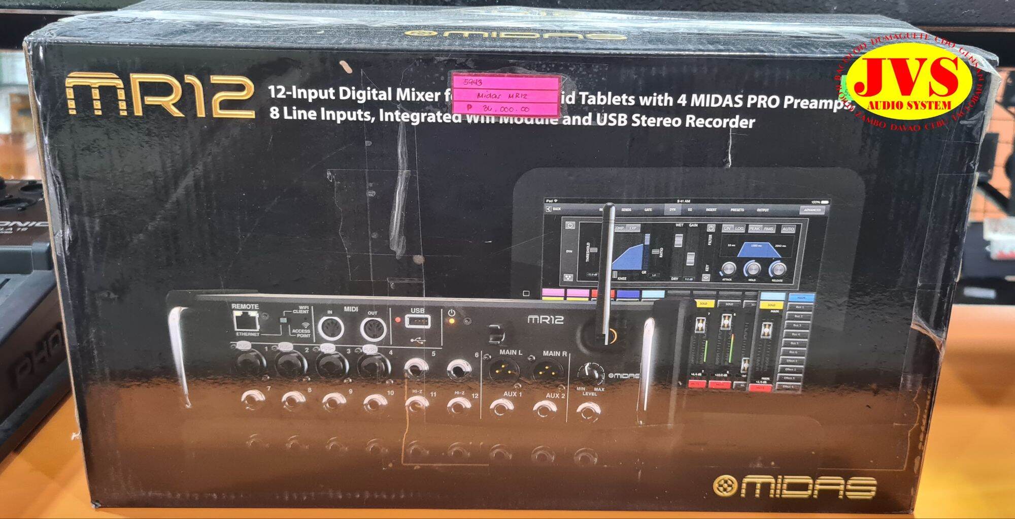 Midas MR12 12-Input Digital Mixer | Lazada PH