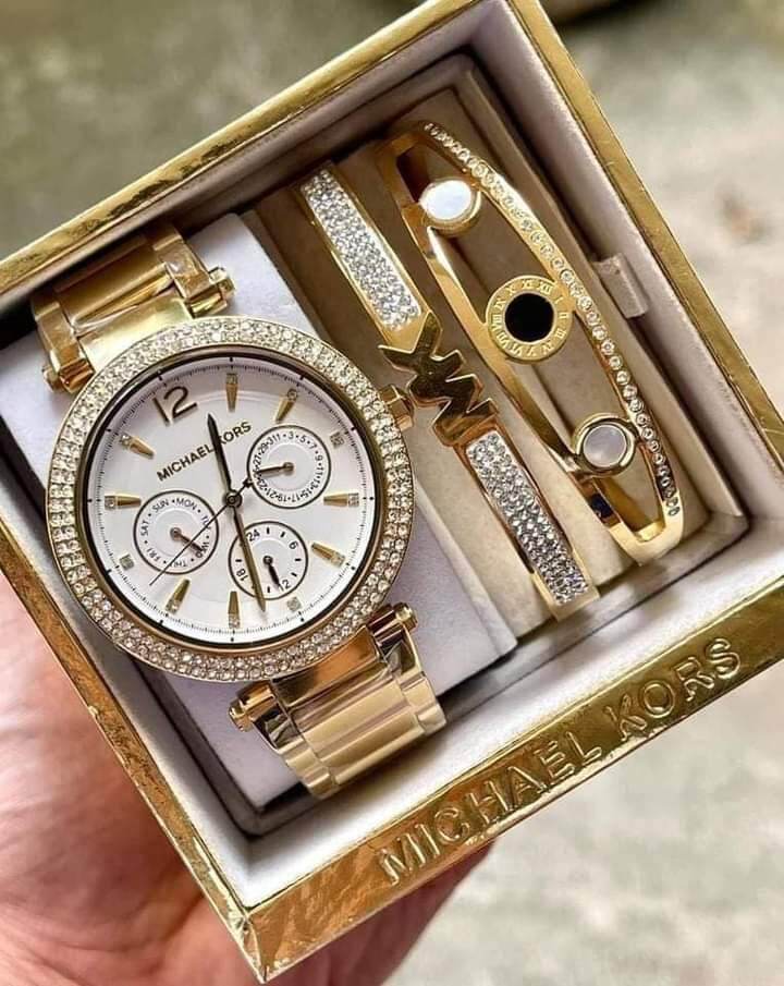 MK WATCH WITH BANGLE ️ PAWNABLE IN SELECTED PAWNSHOP ⌚ ORIGINAL 💯% US ...
