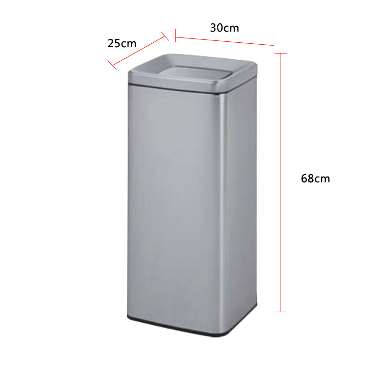 Stainless Steel Sorting Trash Bin Indoor Pedal Barrel with Lid ...