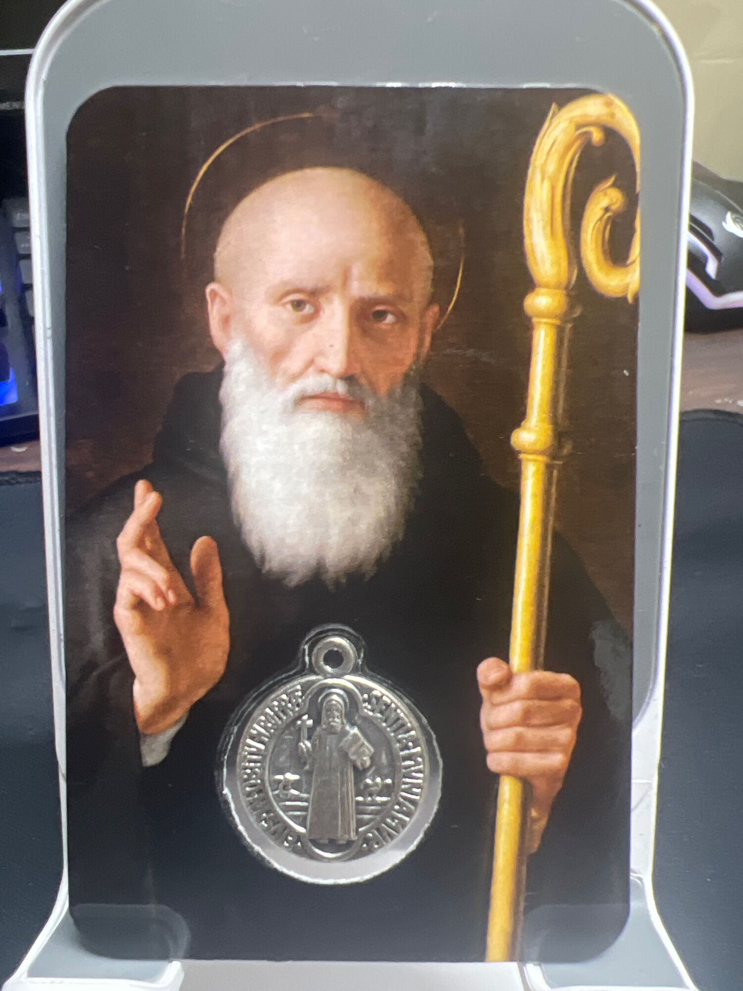 St Benedict (Card with Medal) pocket size | Lazada PH