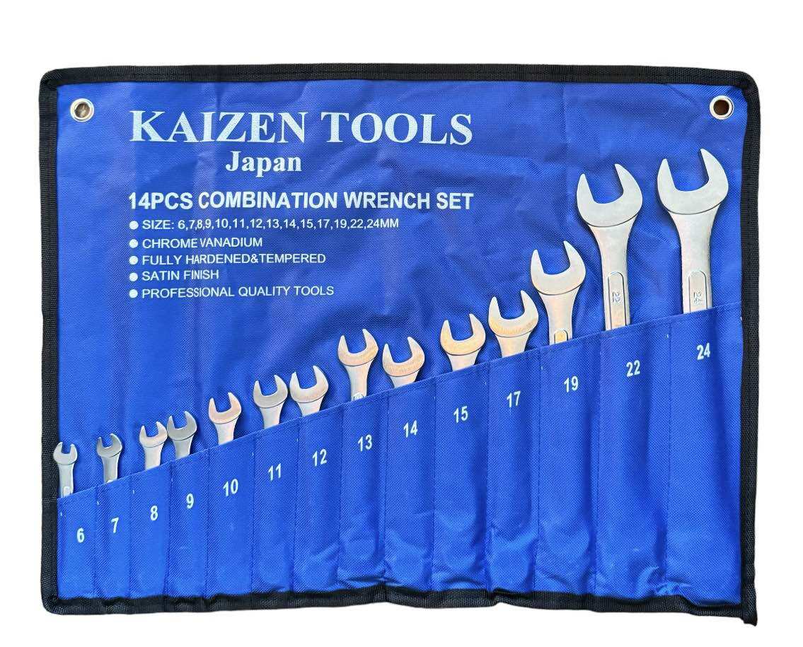 Kaizen Tools Japan 14 pcs Combination Wrench size 6-24mm | Lazada PH