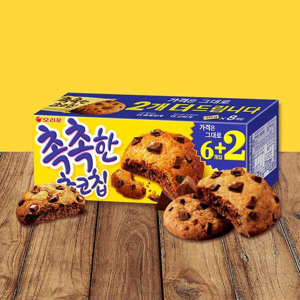 Soft Chocolate Chip Cookies 160g (Korean Orion Chocolate Chip Cookies ...