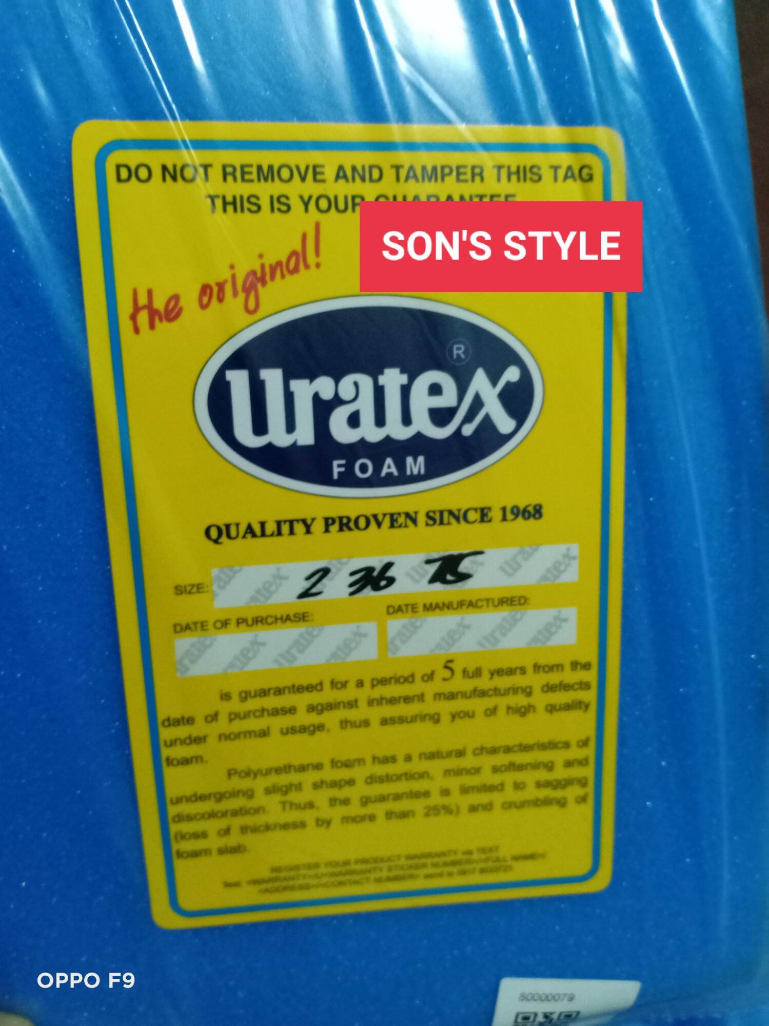 original uratex NO COVER(2inch thinkness) | Lazada PH