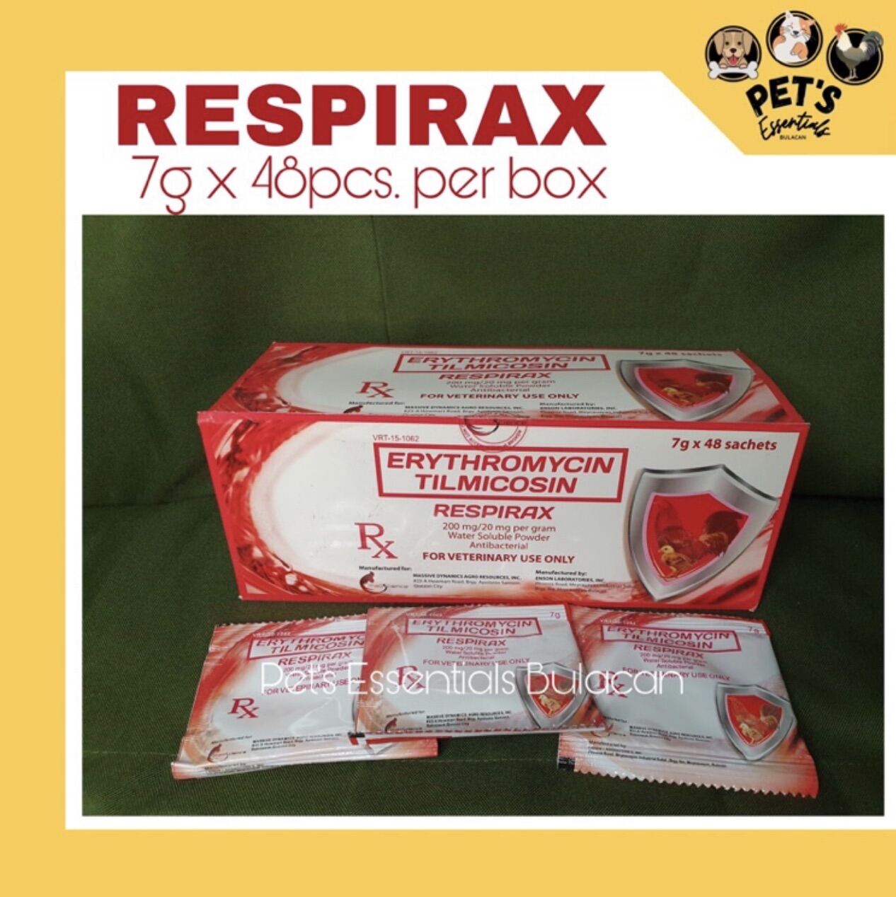 Respirax 7g x 48 pcs per box | Lazada PH