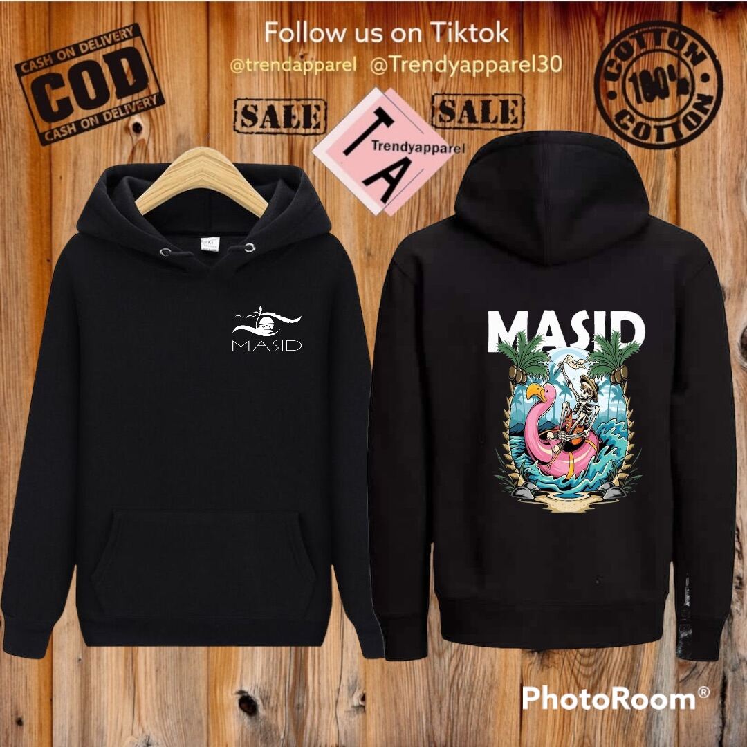 Masid design hoodie jacket with zipper for unisex adult | Lazada PH
