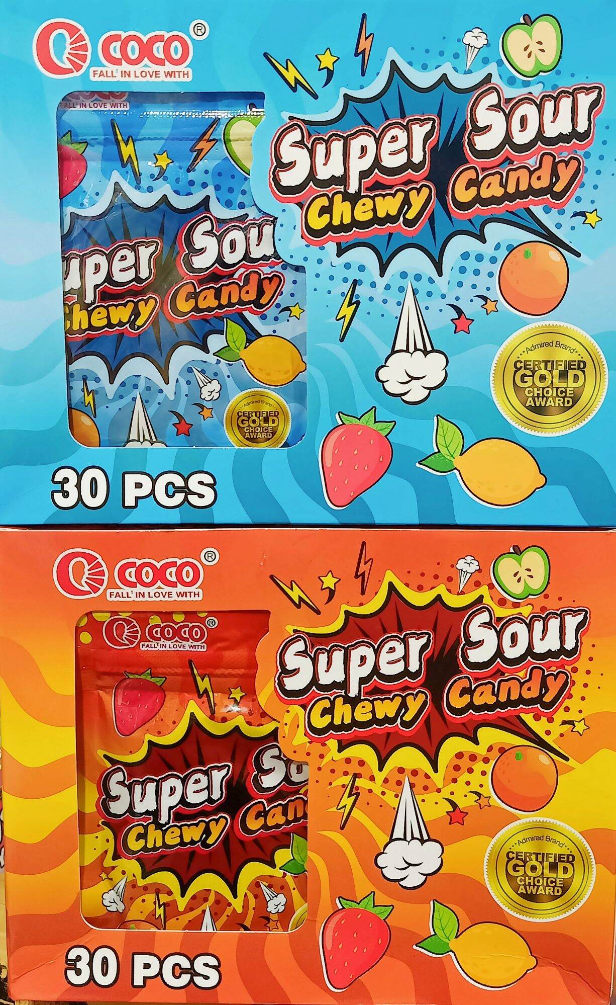 SUPER SOUR CHEWY CANDY | 30 PIECES | Lazada PH