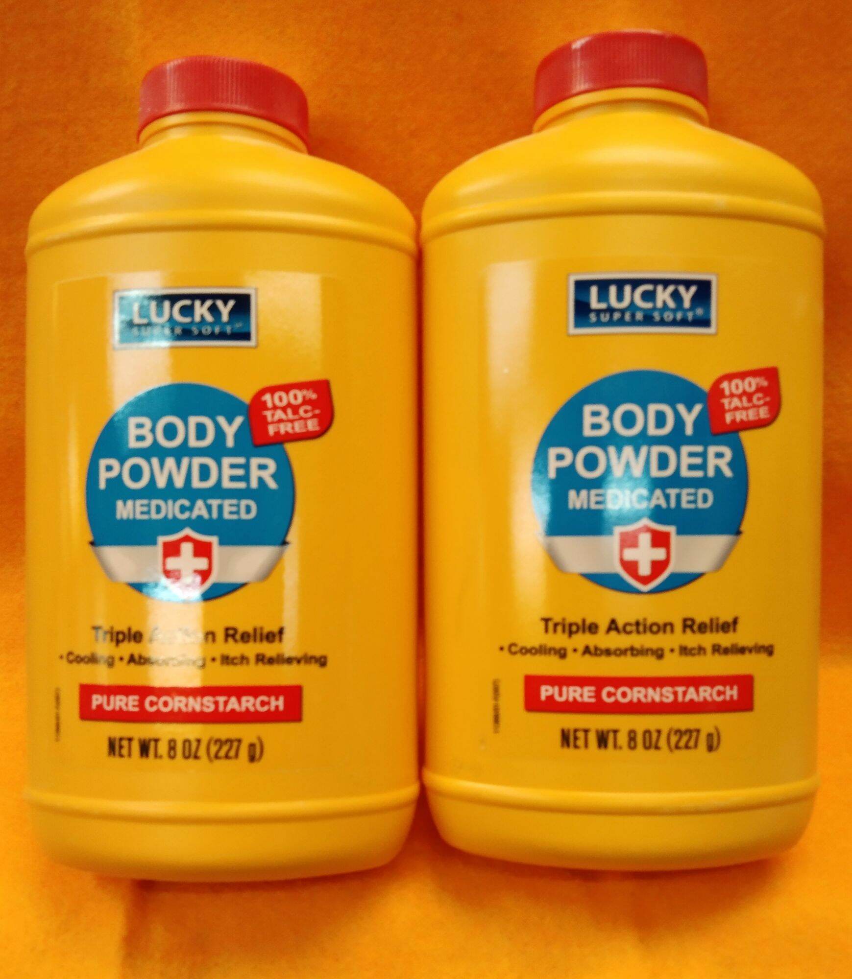 Lucky Body Powder Medicated 100%Talc Free (227g) | Lazada PH