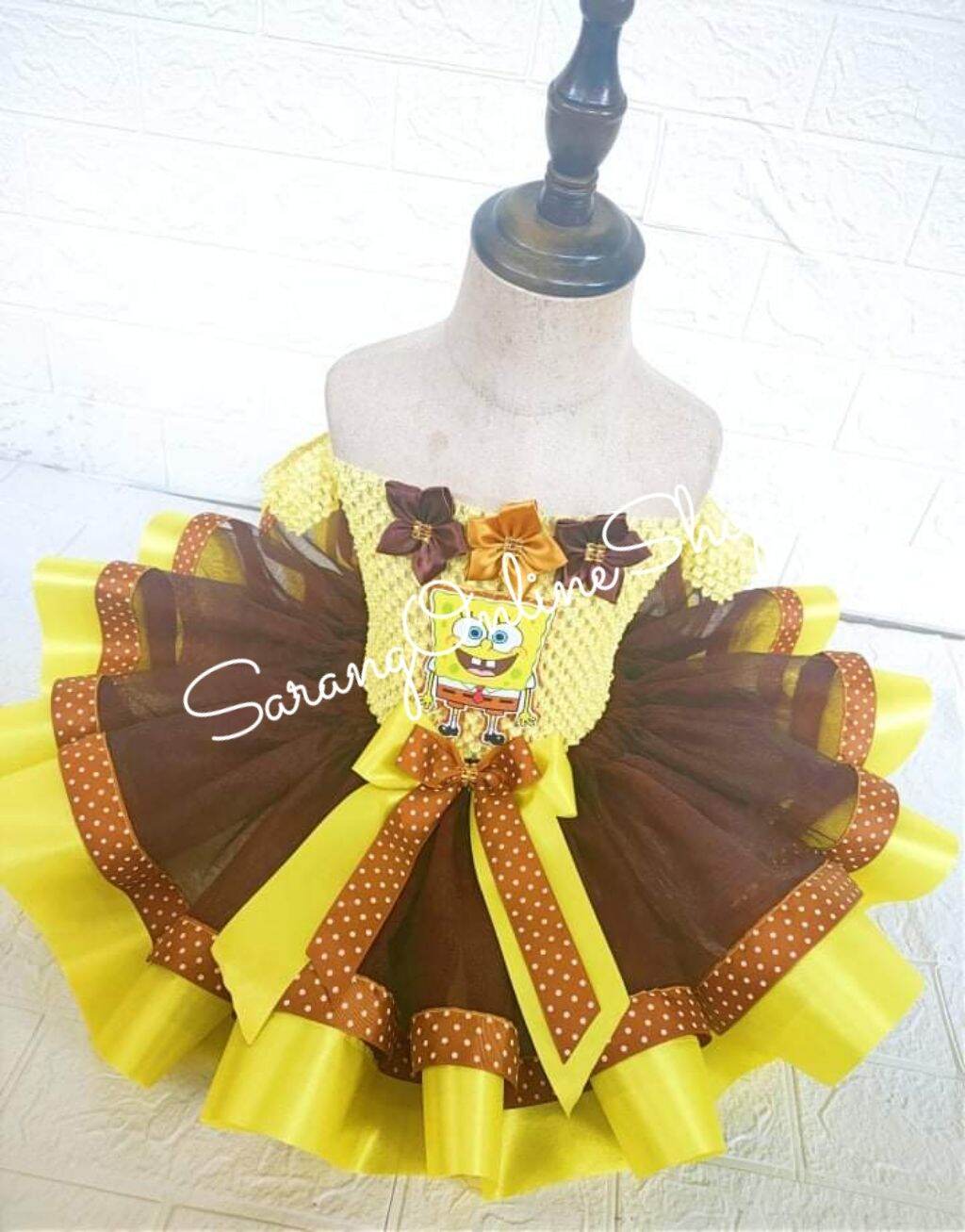 spongebob inspired tutu dress | Lazada PH