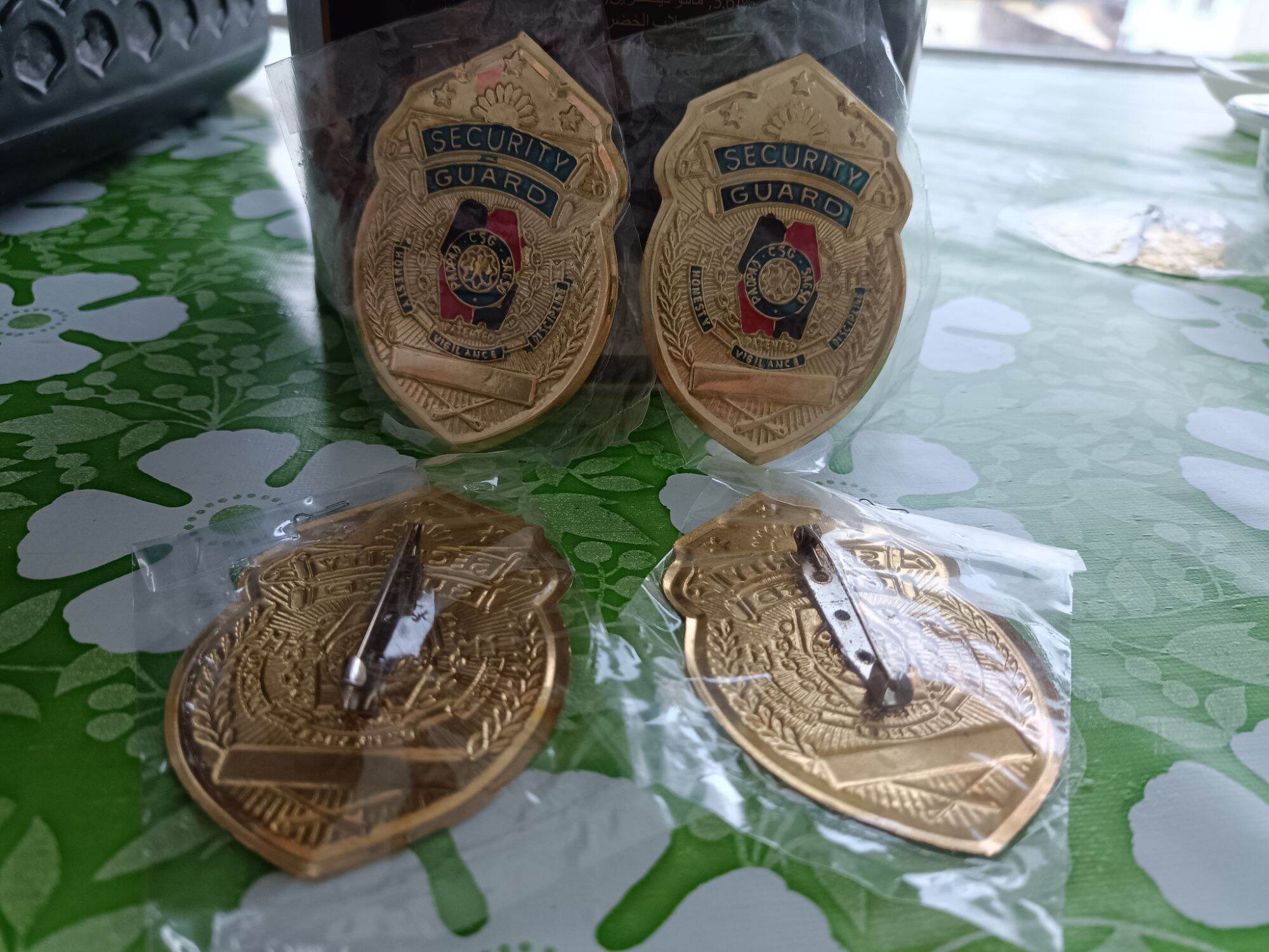 badge perdible for security Guard | Lazada PH