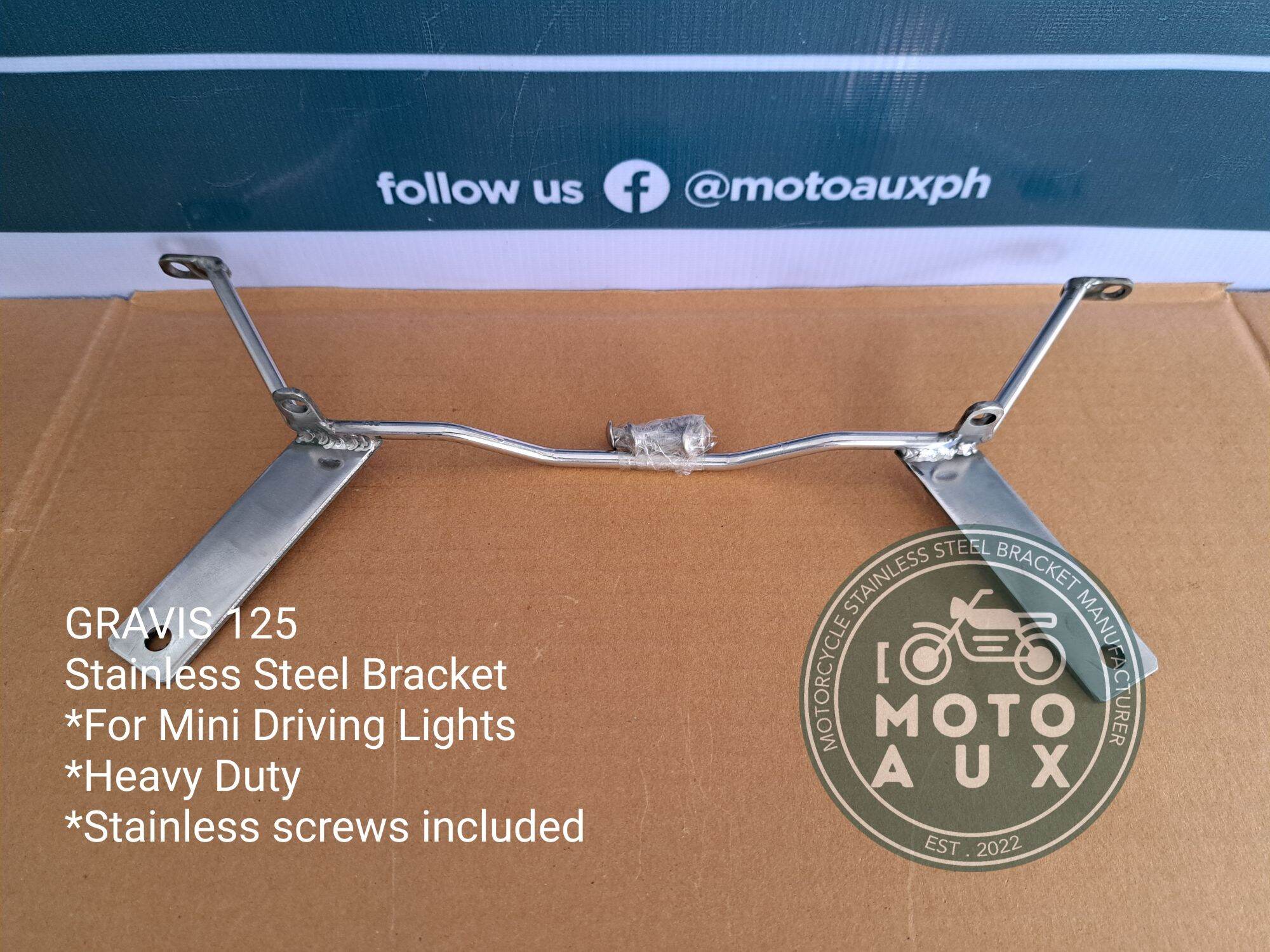 Gravis v1 Mini Driving Light Stainless Bracket | Lazada PH