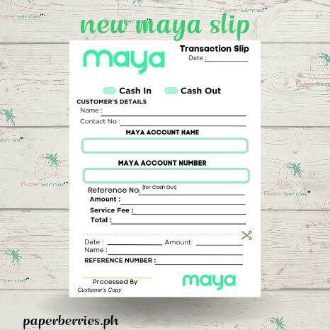 maya receipt pad 80sheets | Lazada PH