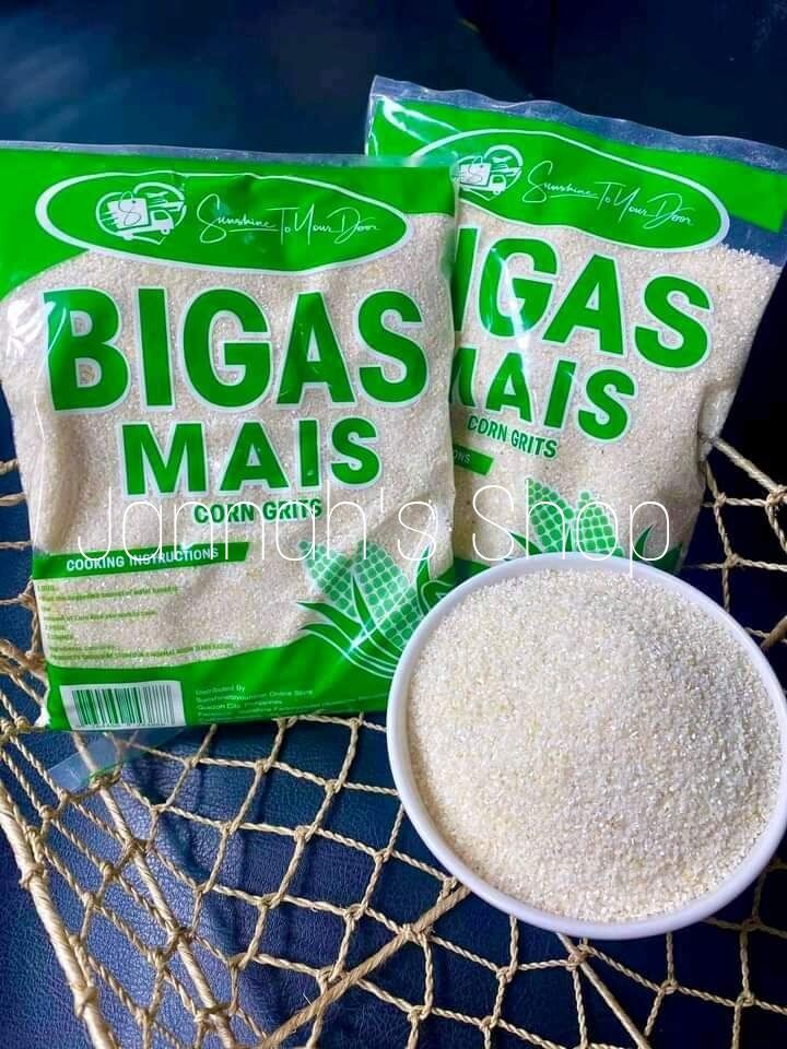 1kg #14 White Bigas mais Corn Grits White