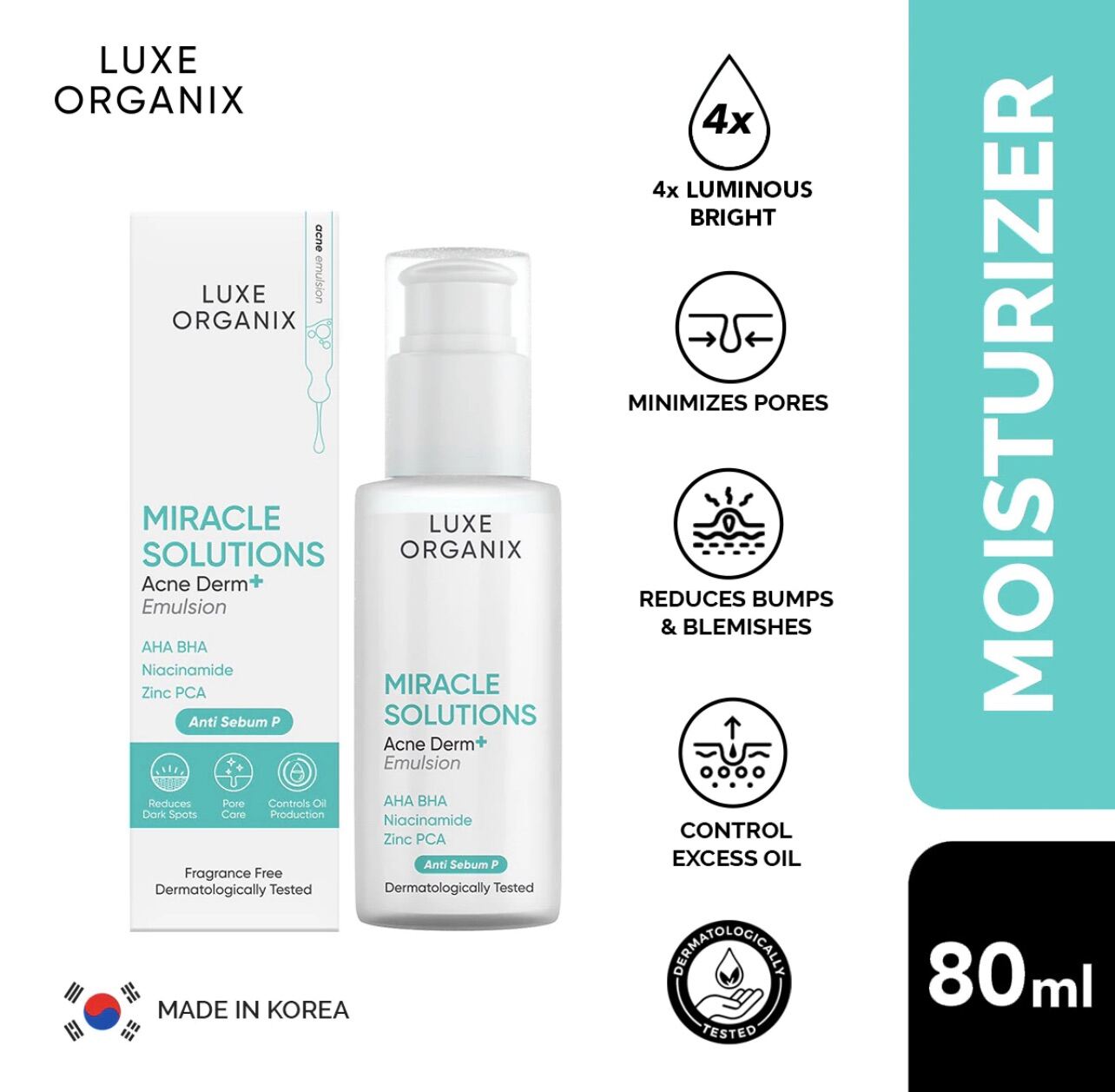Luxe Organix Miracle Solutions Acne Derm Emulsion | Lazada PH
