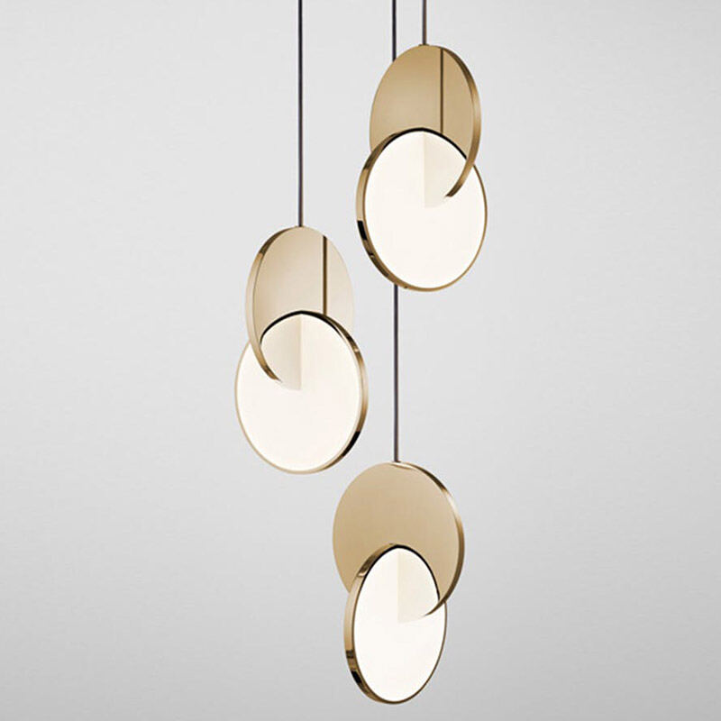 Nordic Restaurant Minimalist Eclipse Ceiling Lamp Post-Modern Minimalist Bedside Personalized ...